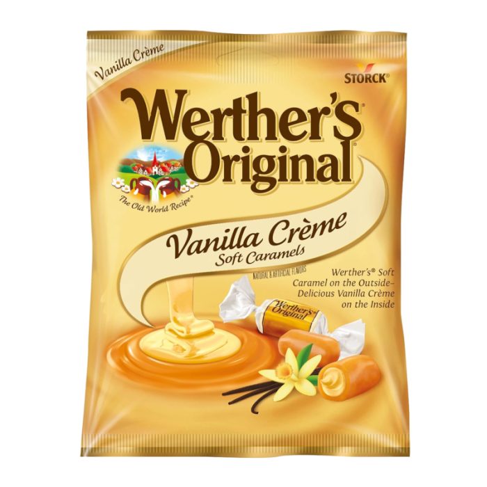 Werther's Original Vanilla Creme Soft Caramels (63g)