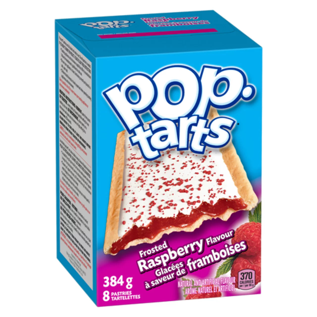 Pop Tarts Frosted Raspberry- 8 Pack (384g)