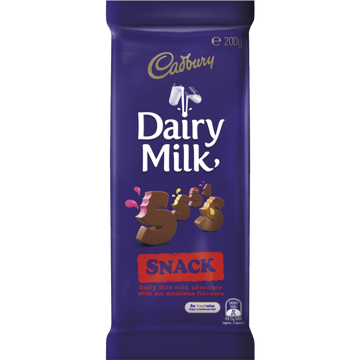 Cadbury Dairy Milk Snack Bar (180g)