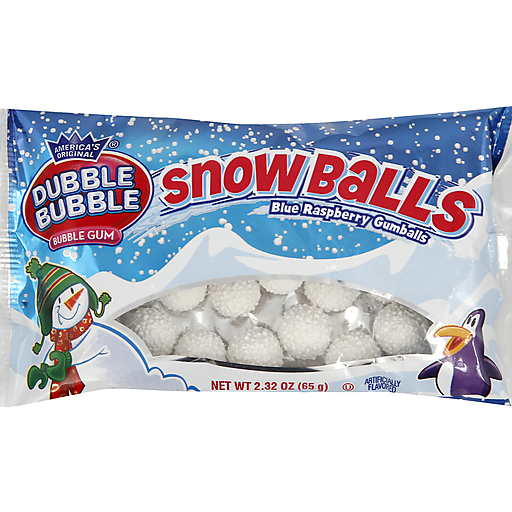 Dubble Bubble Blue Raspberry Gumballs (65g)