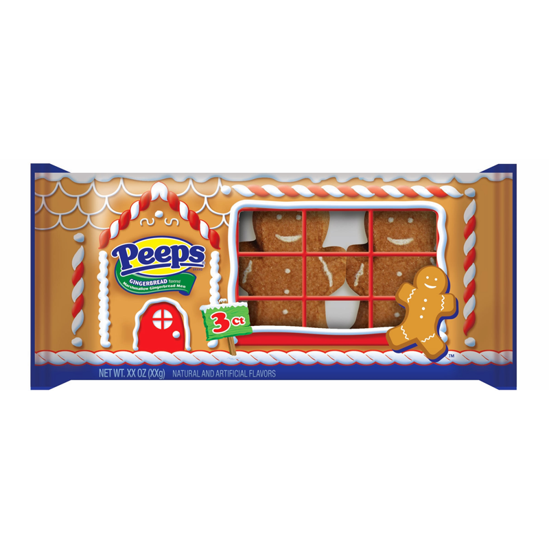 Peeps Marshmallow Gingerbread Men- 3 Pack (42g)